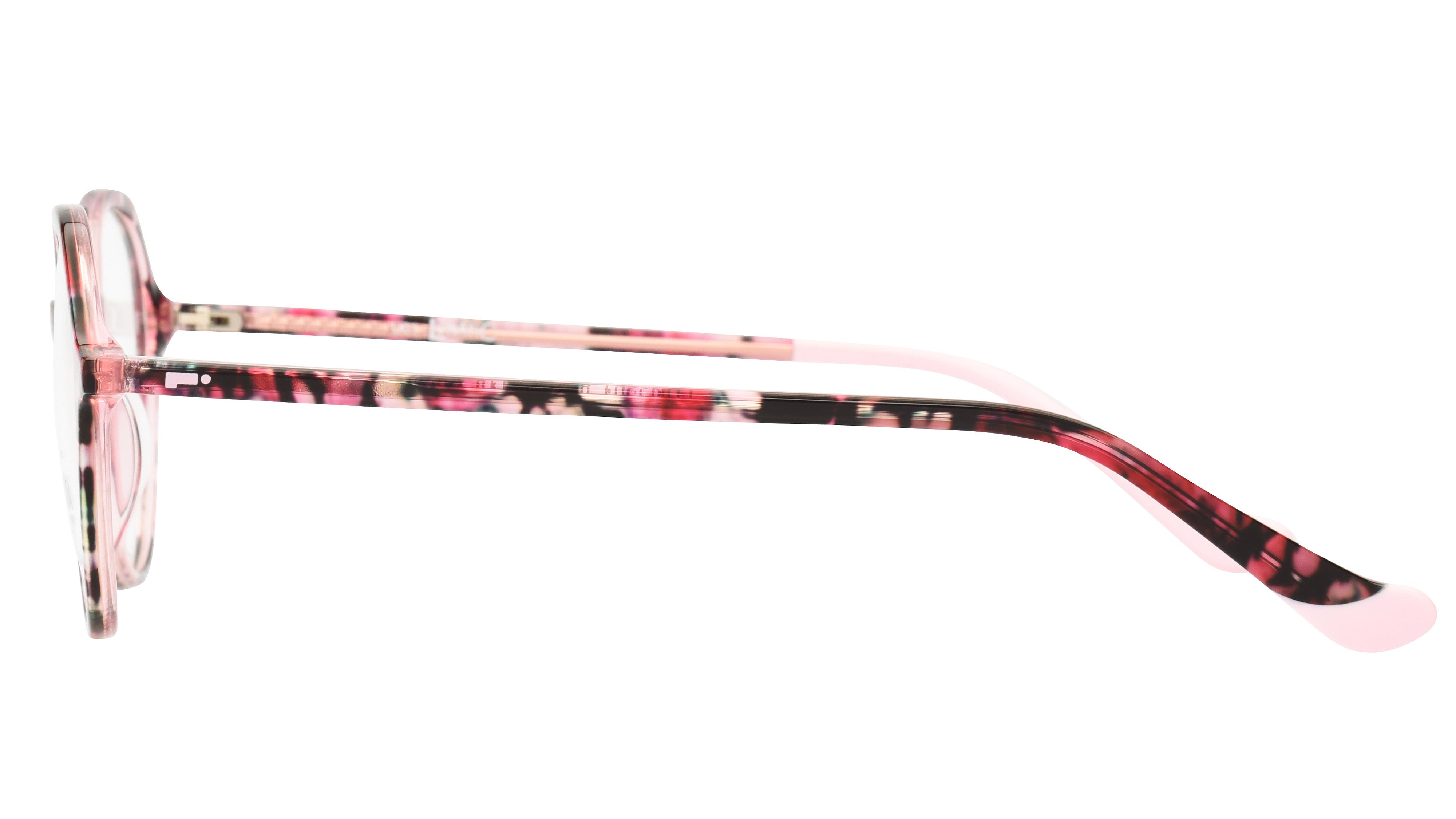 Lunettes de vue Lunatic Lun2201 824 Rose Fuchsia Ronde - Le Collectif ...