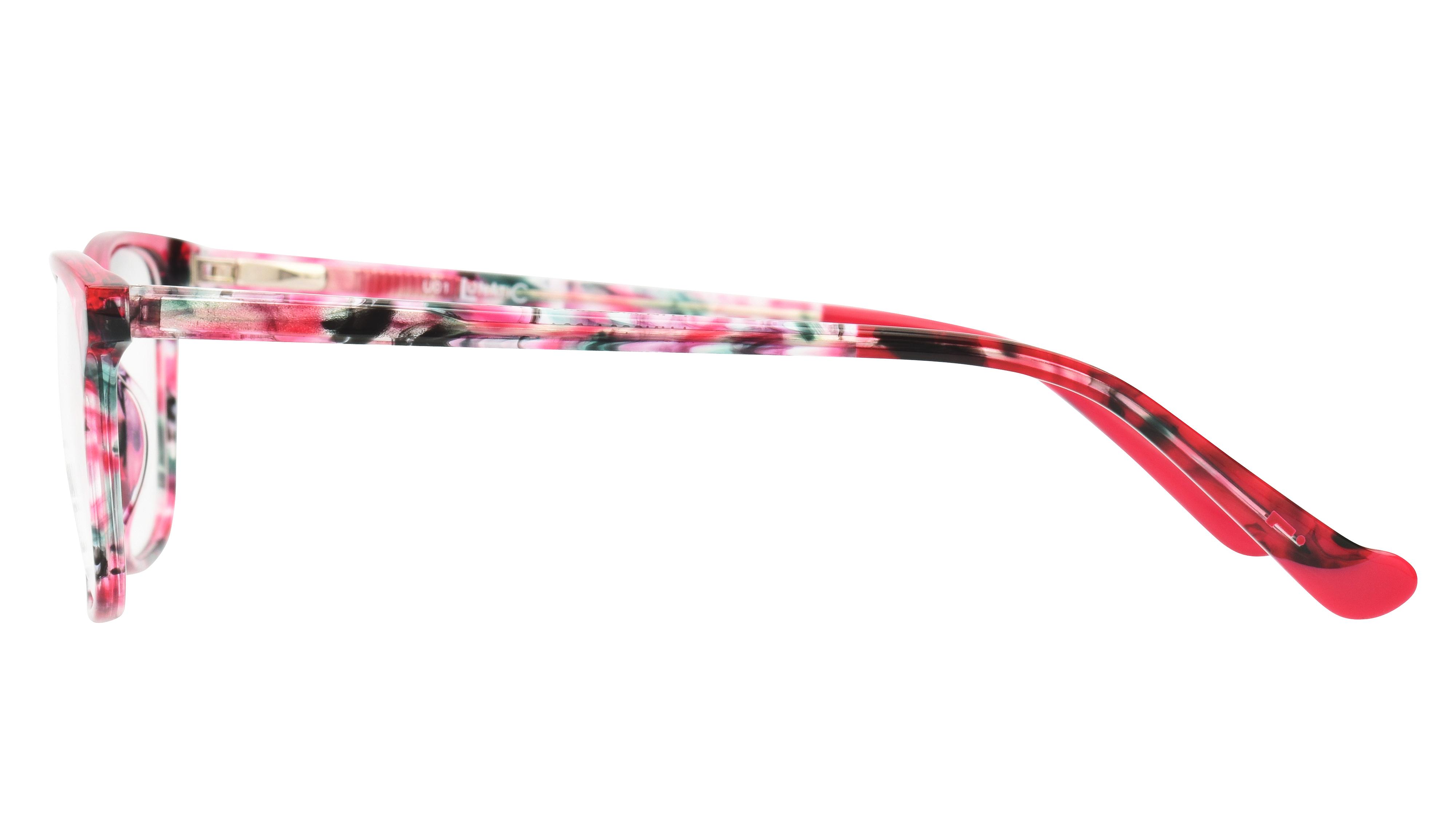 Lunettes de vue Lunatic Lun2204 824 Rose Fuchsia Rectangle - Le ...