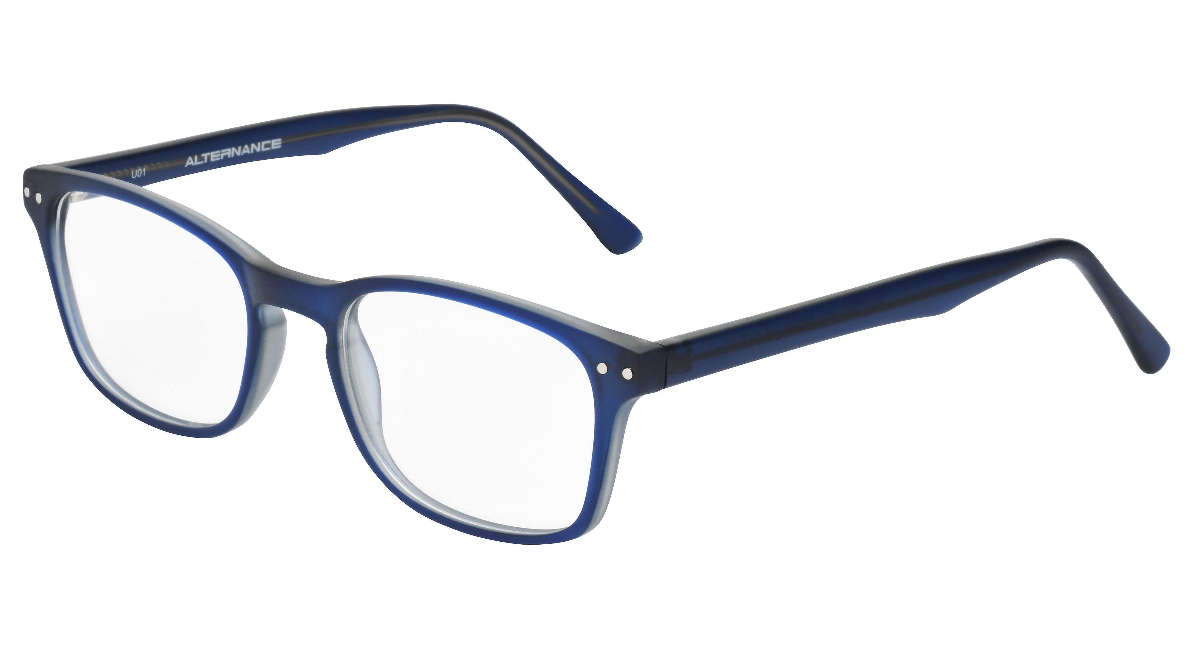 Lunettes de vue Alternance Alt22101 531 Bleu Fonce Rectangle - Le ...